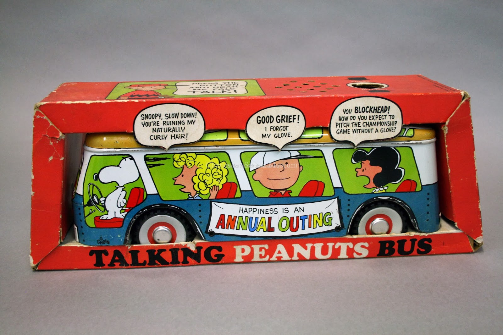 My dad: Vero's Inventions: Peanuts (talking) Bus