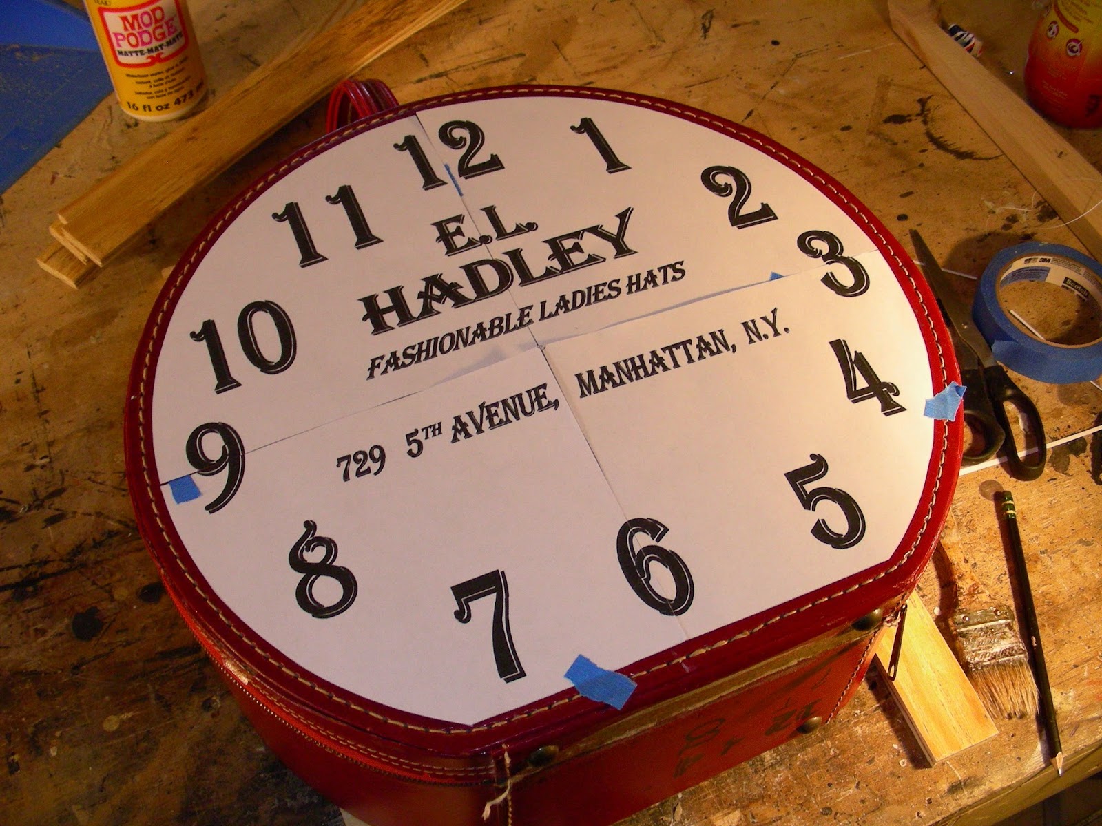 Destinations Vintage... Upcycled & Repurposed Stuff: Suitcase Hatbox ...