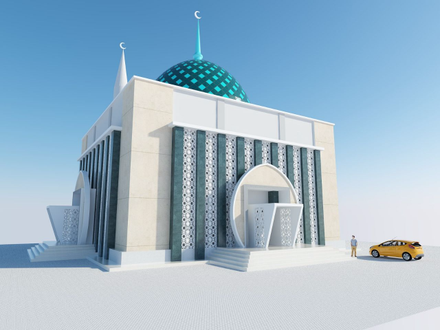 GRATIS Desain Tiga Dimensi (3D) - Kontraktor Masjid