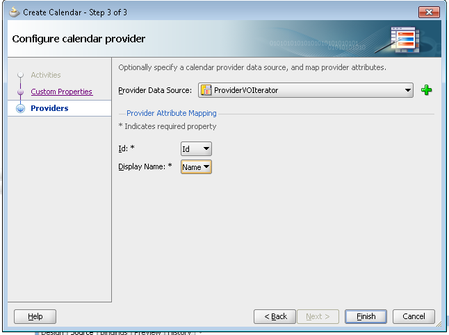 ADF Calendar application with multiple providers | Technology blog