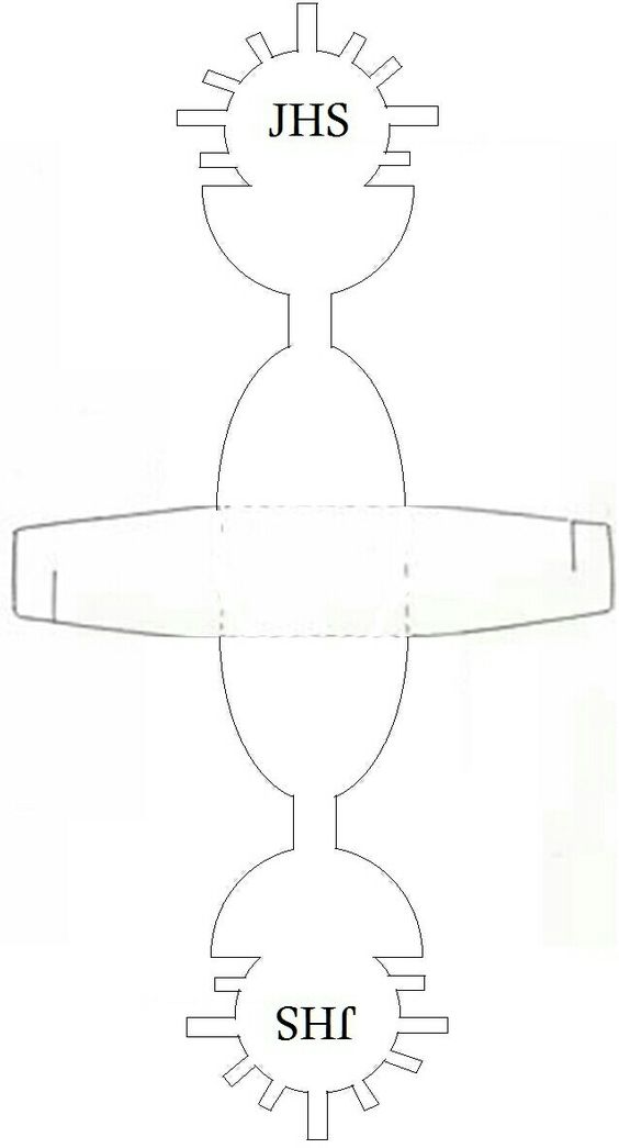 Chalice Shaped First Communion Souvenirs Box. With the Pattern. | Oh My ...