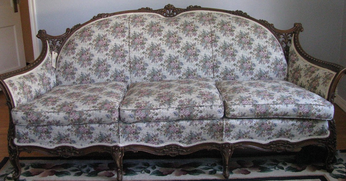 Antique Victorian Sofa Set: Antique Victorian Sofa