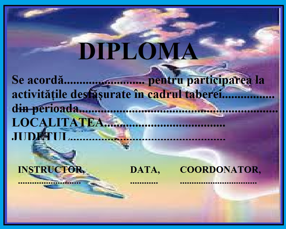 Lumea lui Scolarel...: Diplome pentru tabere la mare