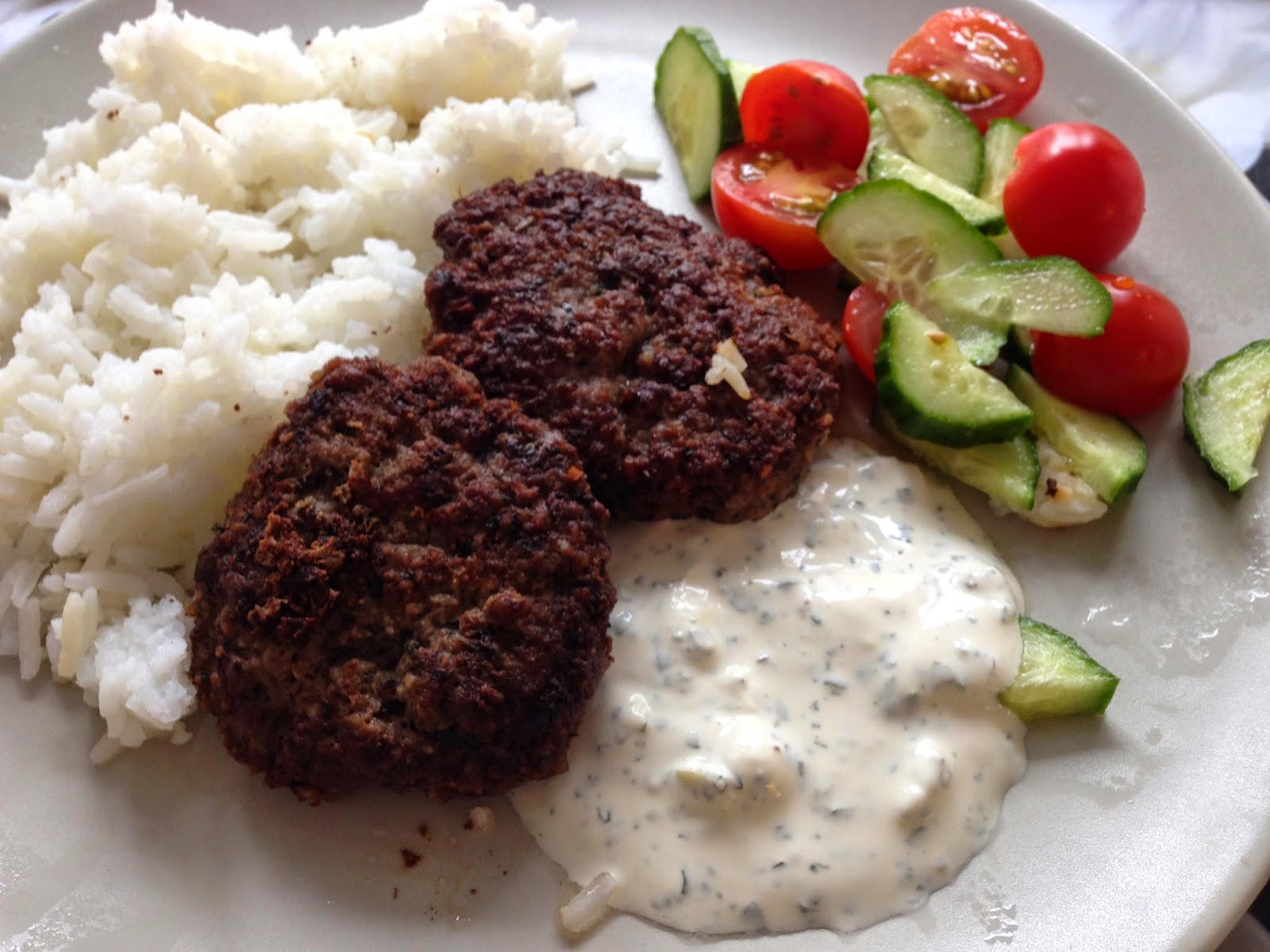 Karins Krypin: Recept: thailändska biffar med koriandersås