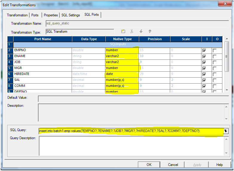 SQL Query: Prepare the insert statement as above using table name in ...