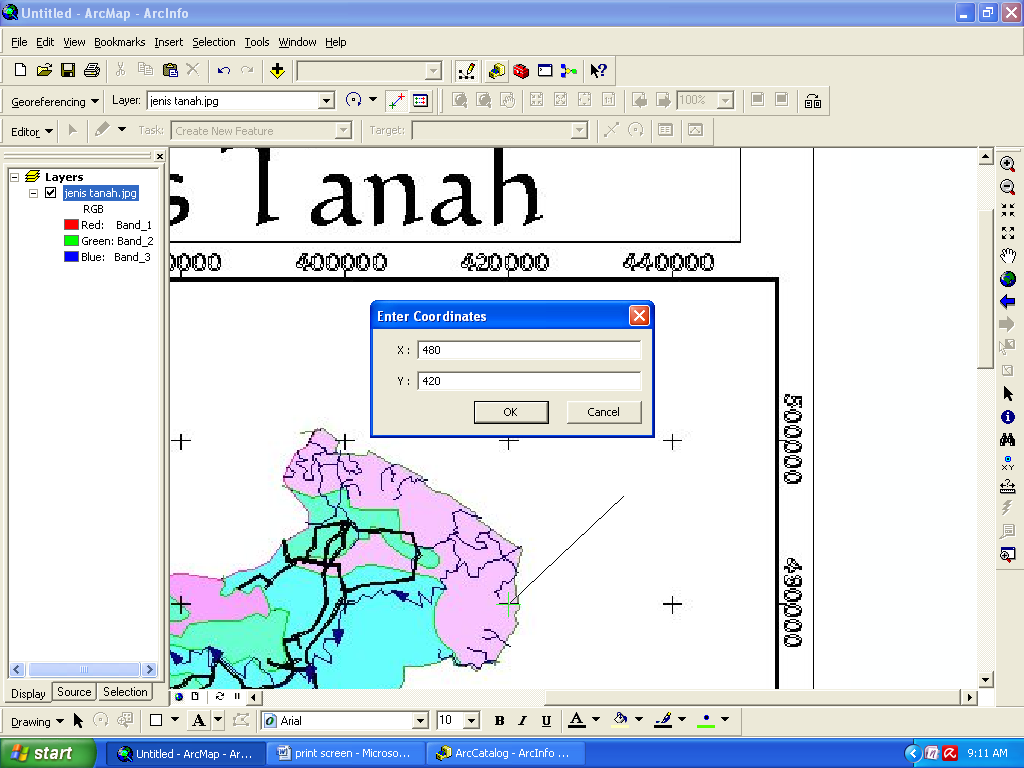 TUTORIAL SIG : DIGITASI PETA - STEREO C.M.