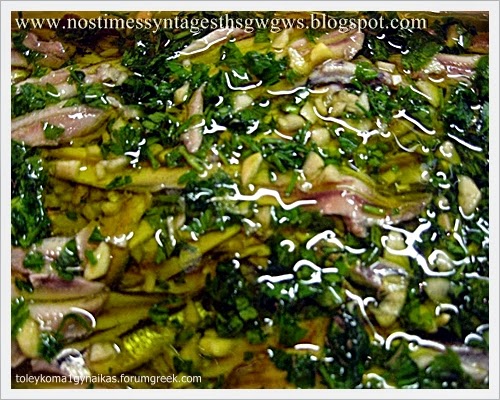 Marinated anchovy (gavro type fish) | deliciousrecipesofgogo