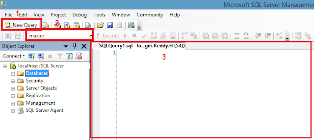 SQL Server : Creation of user defined database - H Y R Tutorials
