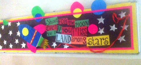 Art ,Craft ideas and bulletin boards for elementary schools: Shoot for ...