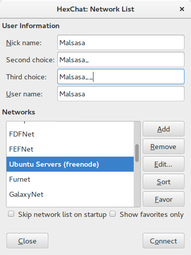 How To Join Registered Nickname to Freenode IRC with Hexchat