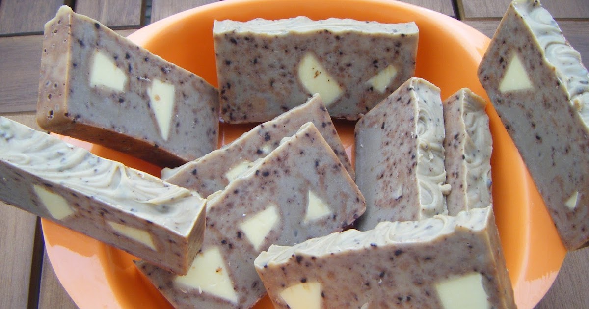 Jabón de chocolate y menta ( feo de narices )