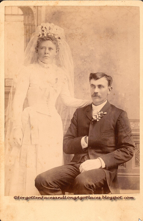 Forgotten Faces and Long Ago Places: Wedding Wednesday - Late 1880's ...
