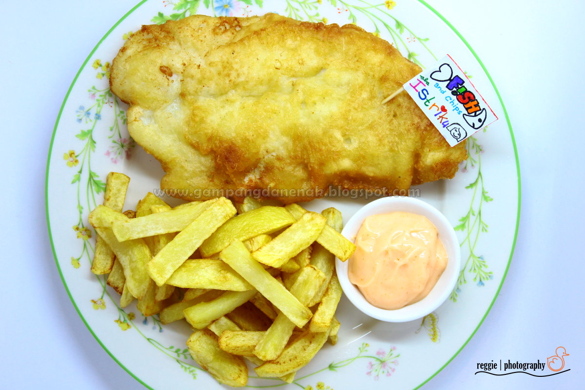 Simple Dishes but Delicious: Fish n chips - beer battered