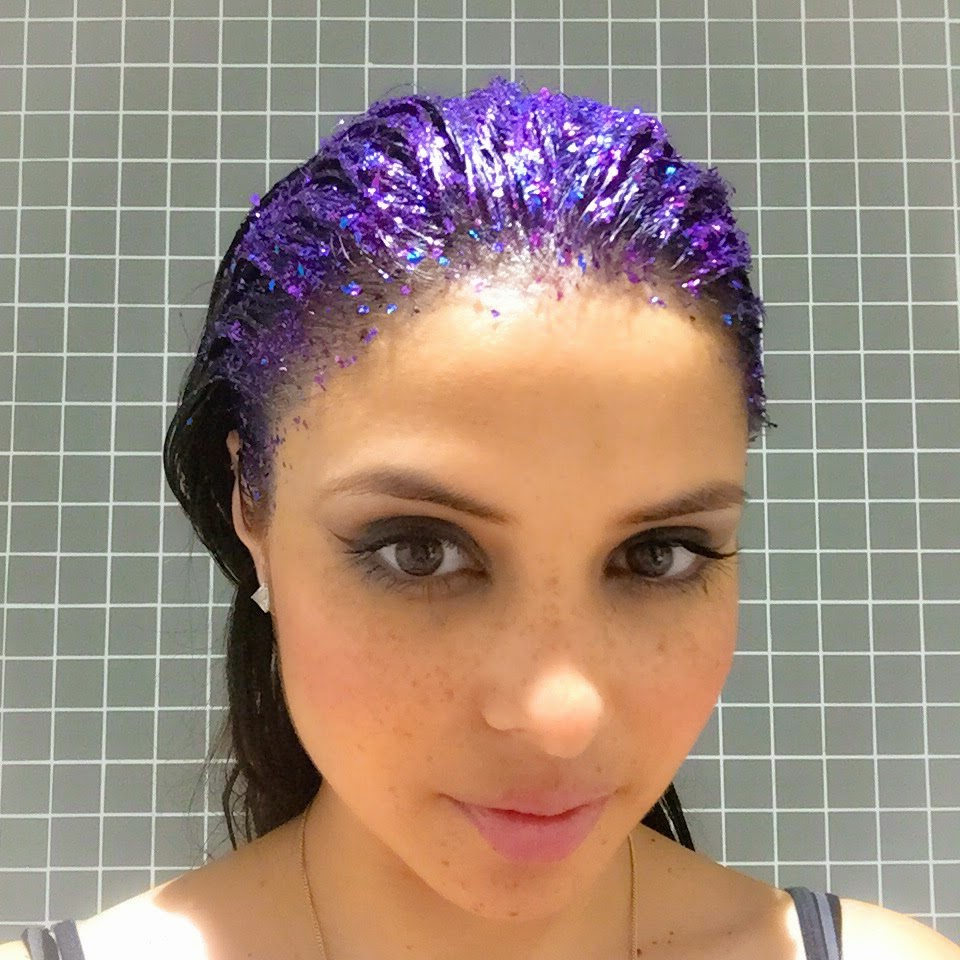 BloggaBling: Glitter Drenched Hair