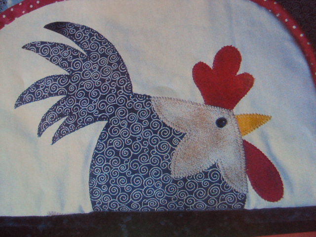 Sal da Terra Patchwork: Modelos de galinhas