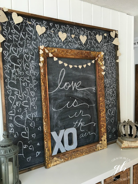 Gracie Blue : Super Simple DIY {Paper Heart Banner}