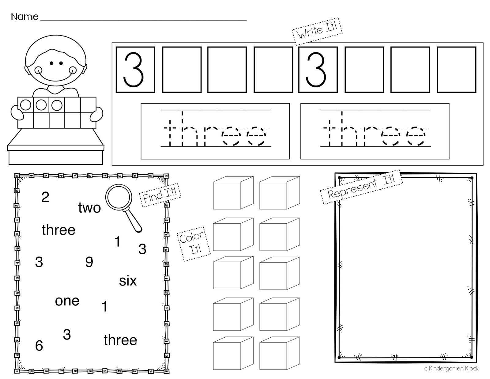 Kindergarten Kiosk: Building Number Sense