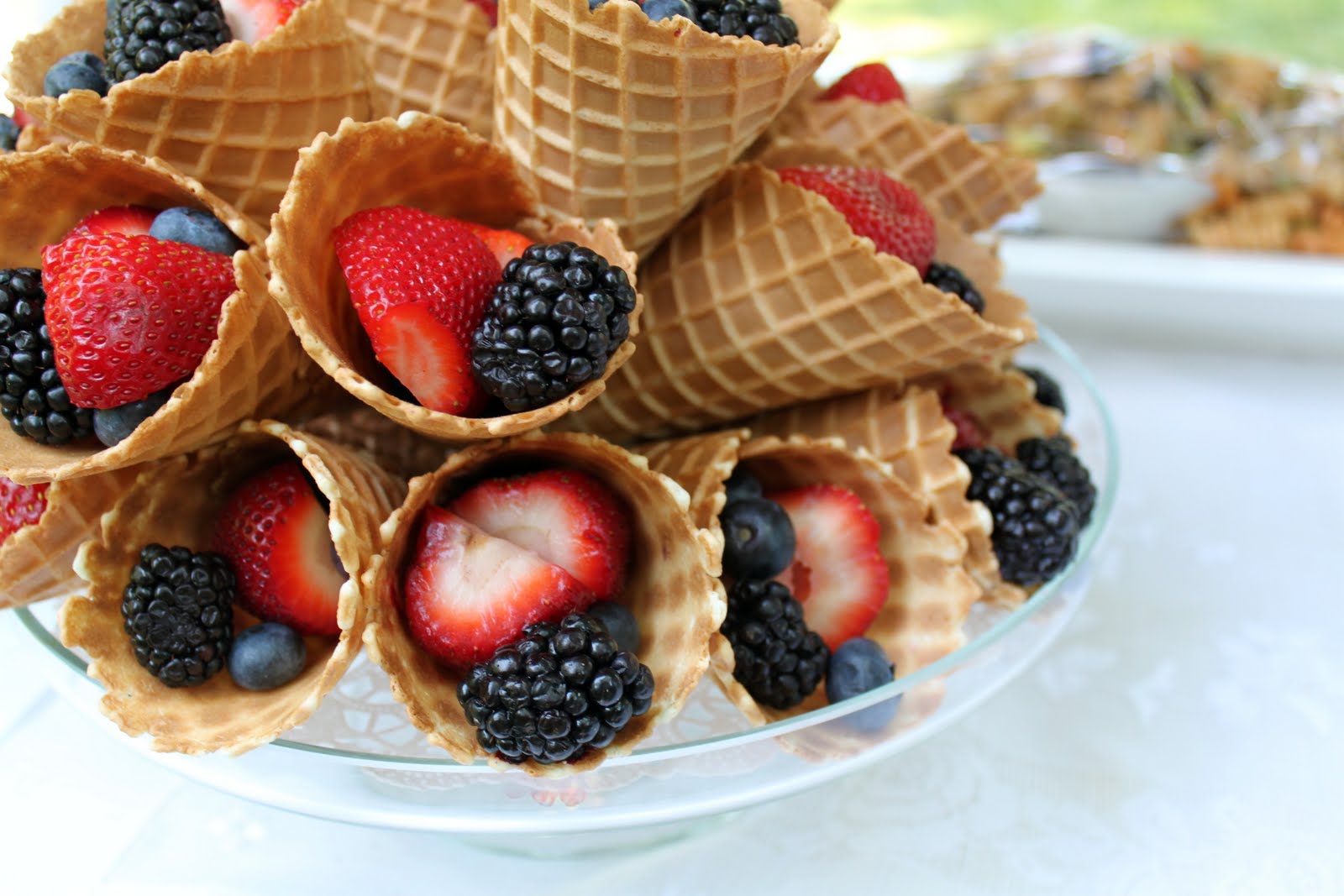 Summer Berry Cones - The Cottage Mama
