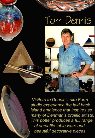 Denman Island Pottery Tour - 2013: TOM DENNIS POTTERY