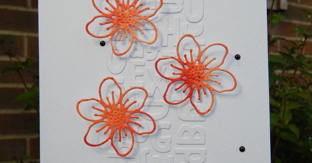 Craft-E-Place: Orange flowers ...