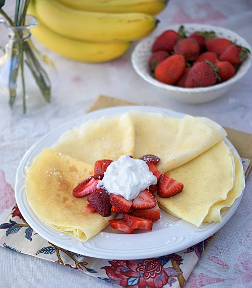 Foolproof Crepes ~ Heat Oven to 350
