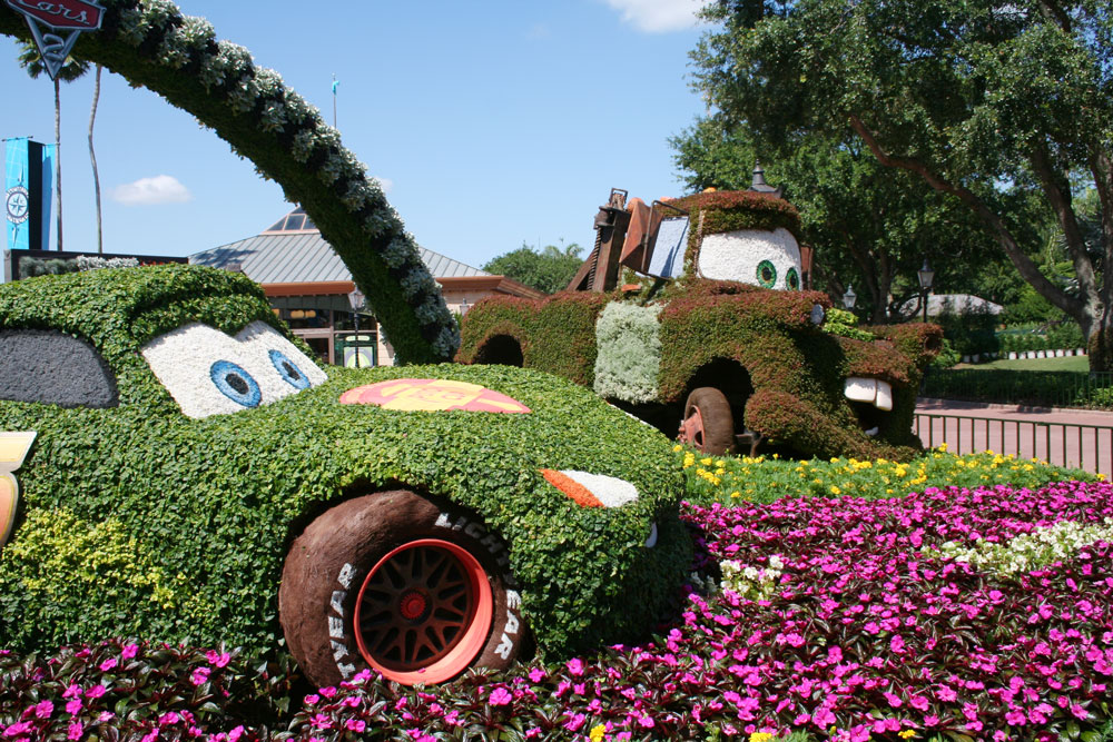 The Rainforest Garden: Crazy Topiaries at Epcot