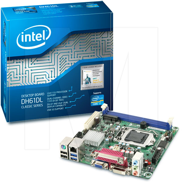 Motherboard INTEL DH61 DL (MINI ATX ) LGA 1155 - ORDINARY