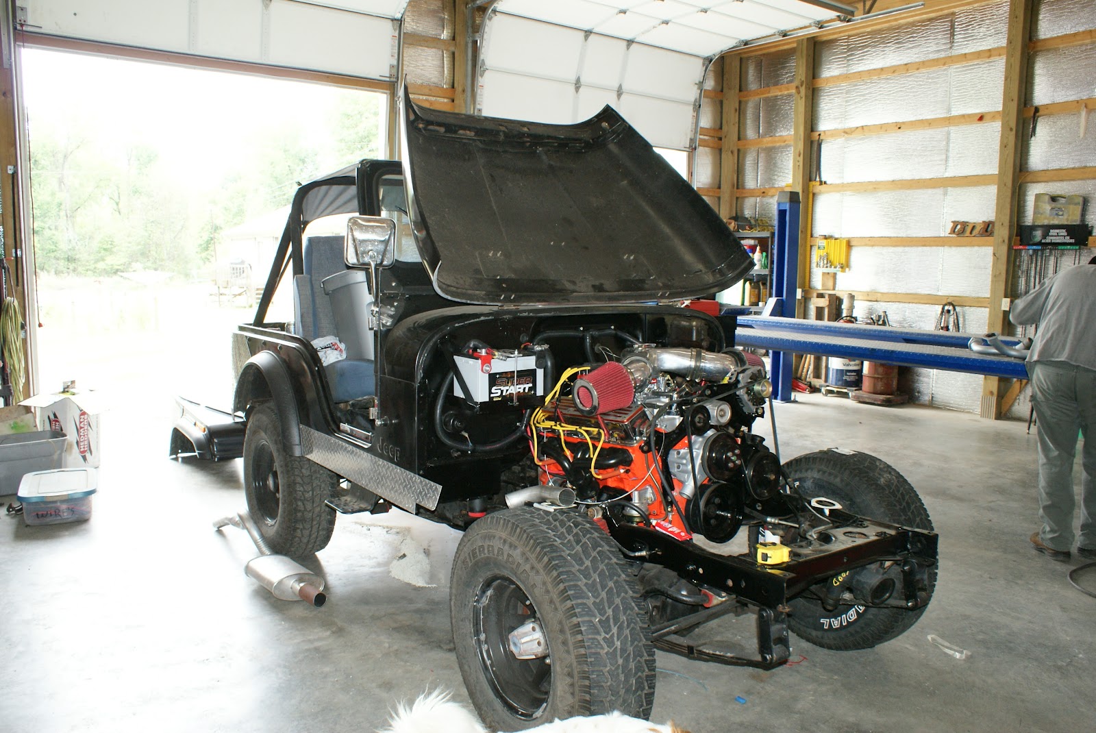 PECK'S CUSTOMS: Update on the 78 CJ5 Jeep conversion