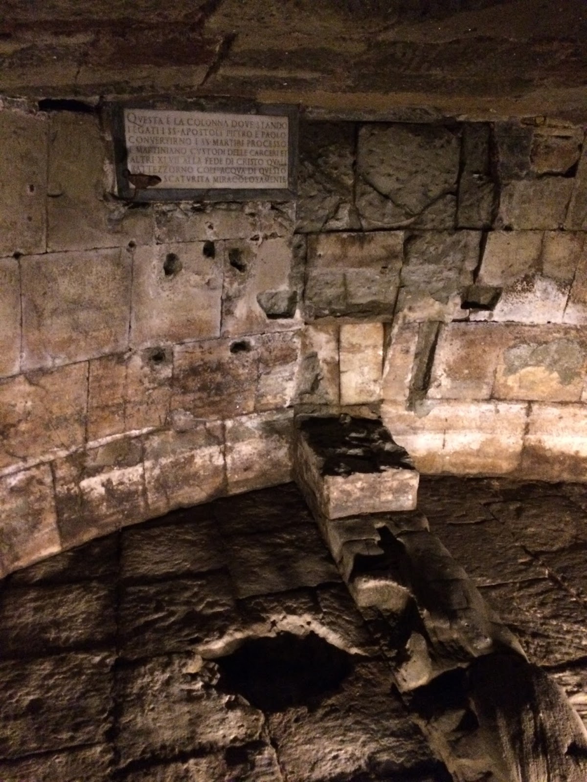 Beyond our Backdoor: Mamertine Prison