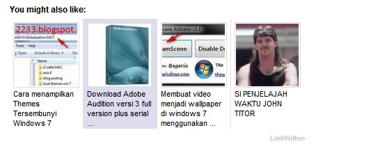THE TUTORIAL: Cara Menambahkan "You Might Also Like" di Blog