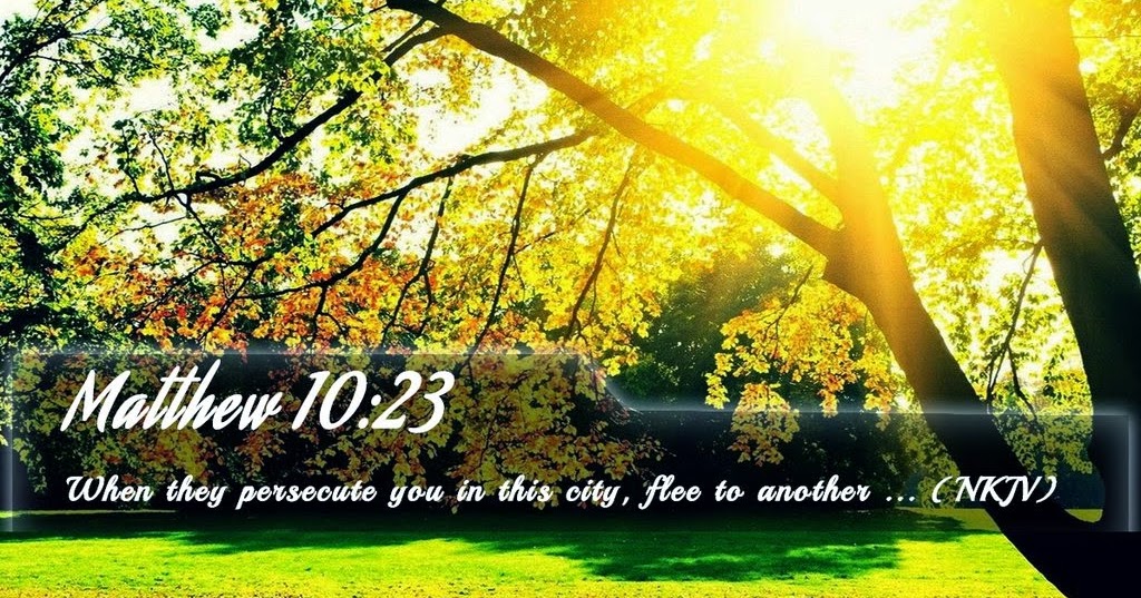 INSPIRATIONAL QUOTES | MATTHEW 10:23