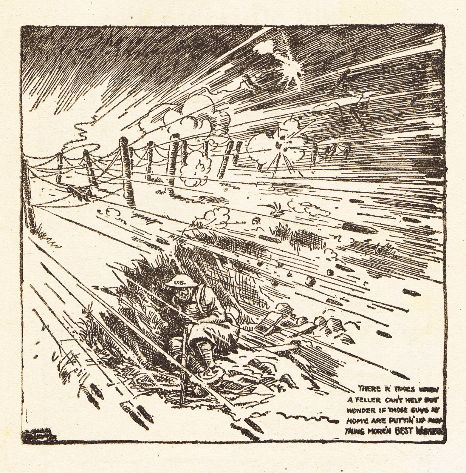 Scary Terry's World: The Cartoon Book -- WWI era cartoons