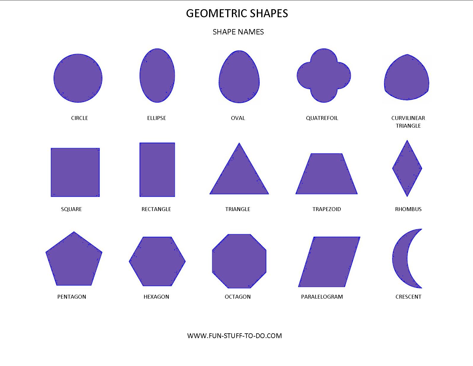 Names Of 3d Figures