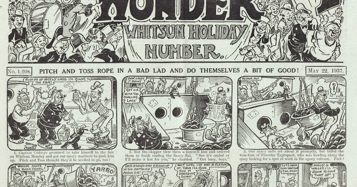 BLIMEY! The Blog of British Comics: 80 year Flashback: FUNNY WONDER ...