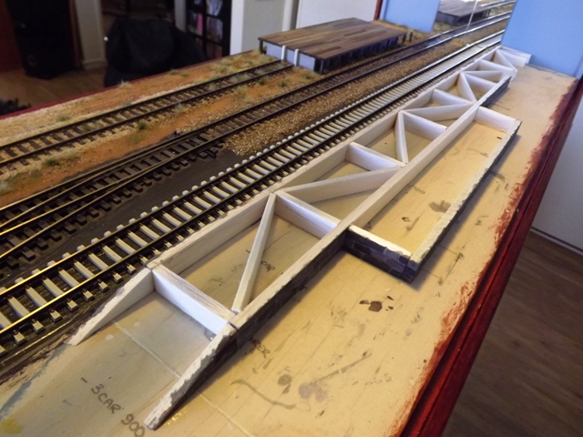 The Philden Model Railway Blog: Building a Station Platform
