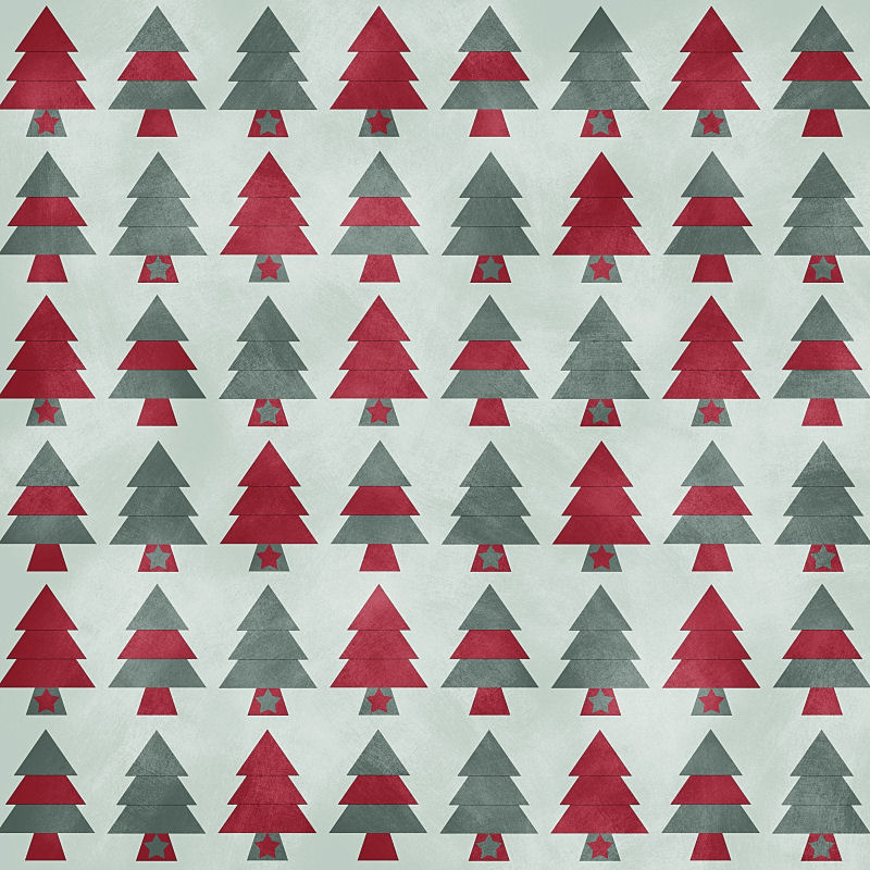 Christmas with Trees Free Printable Papers. - Oh My Fiesta! in english