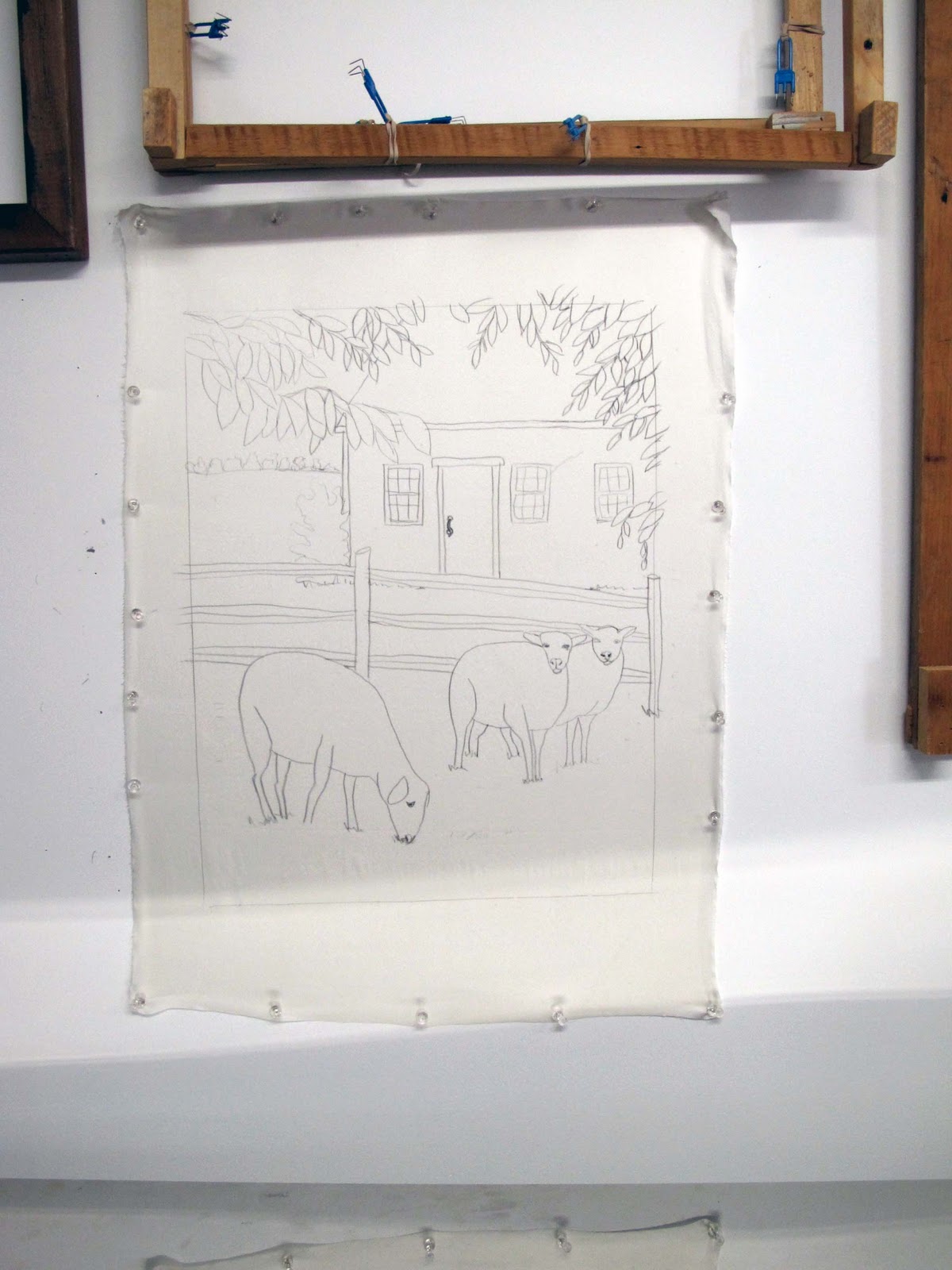 Linda Marcille, Fine Art ~ Crow House Studio: Prepping the Silk ...