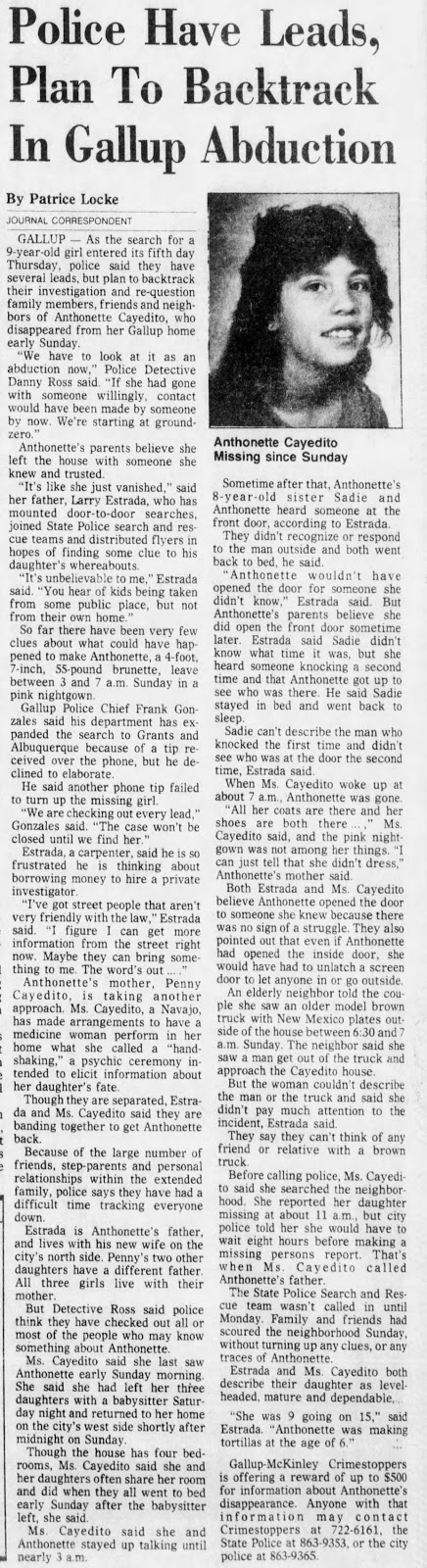 The Strange Disappearance of Anthonette Christine Cayedito ...