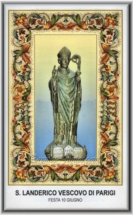 Vidas Santas: San Landerico o Landry de París, Obispo