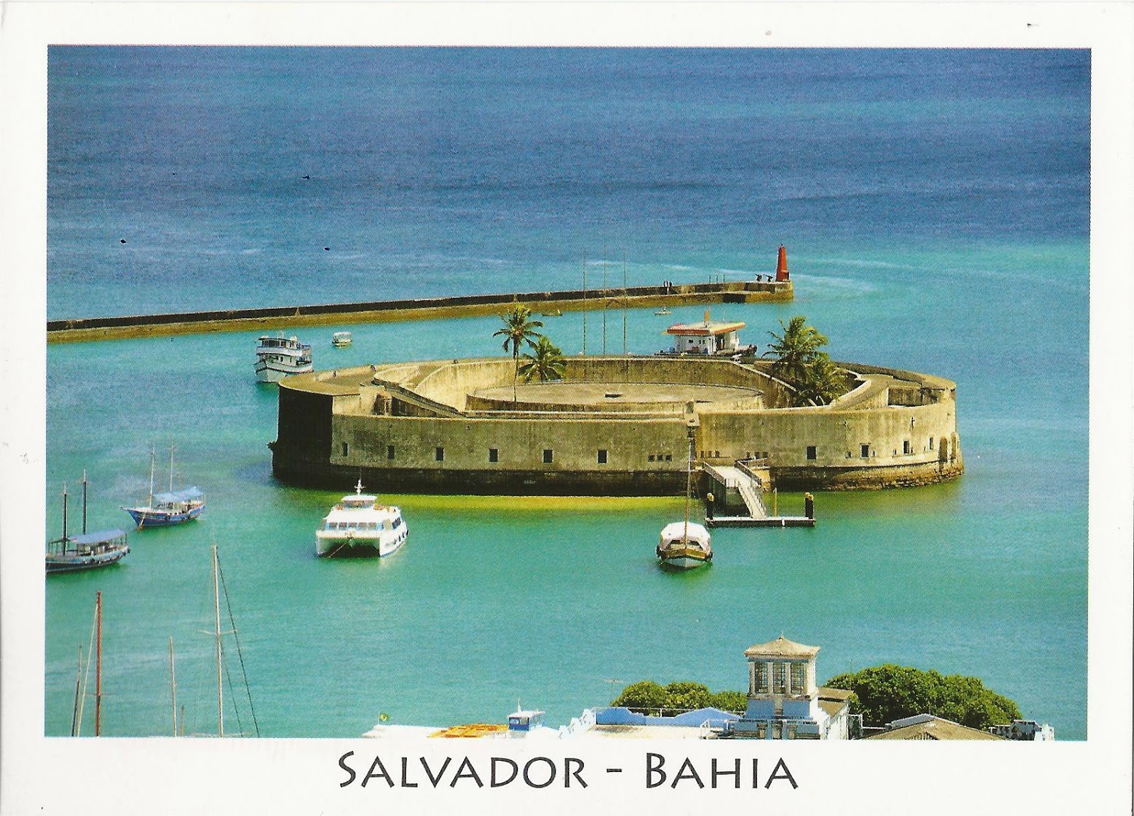 A Journey of Postcards: São Marcelo Fort | Brazil