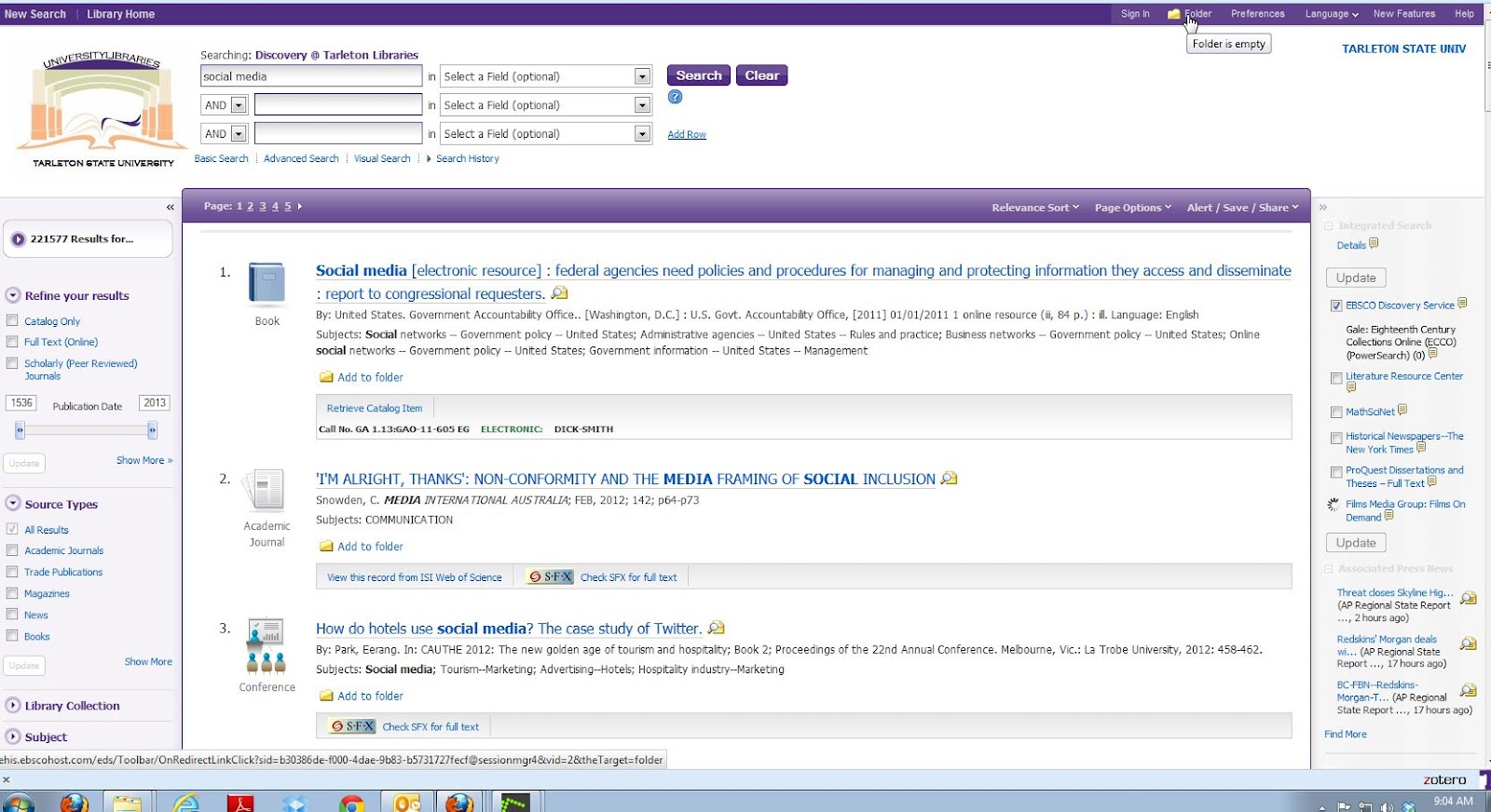 Library Online Lounge - Tarleton Libraries: Did You Know?