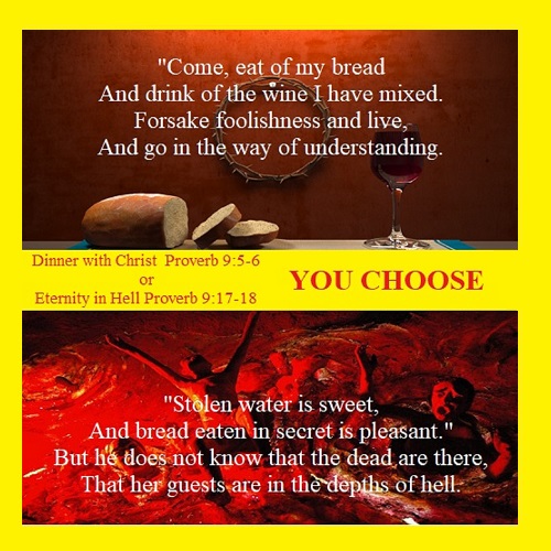 A Christian's Worldview: Lady Wisdom vs Lady Folly Proverb 9:5-6, & 17-18