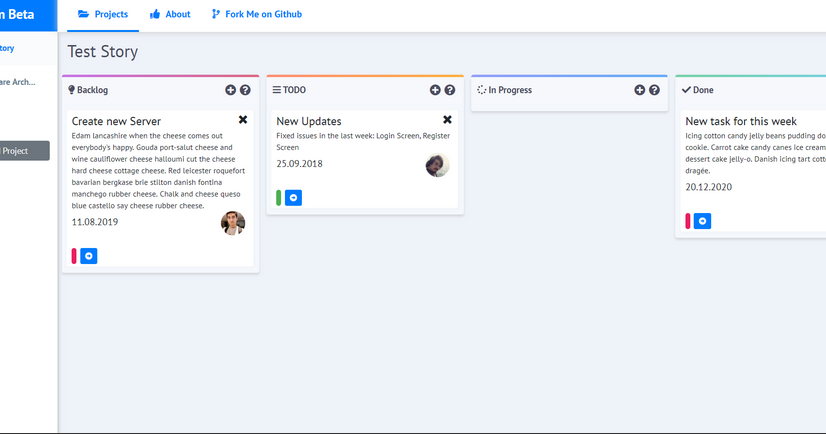 Yazılımcılar Dünyası: Proje (Scrum Table)