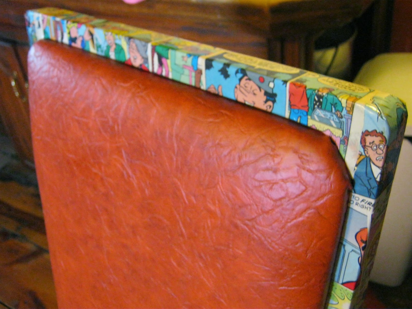 The Wookie/Romulan Craft Crossover: DIY Decopauge Comic Book Chair and ...