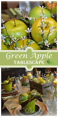 Dining Delight: Green Apple Tablescape