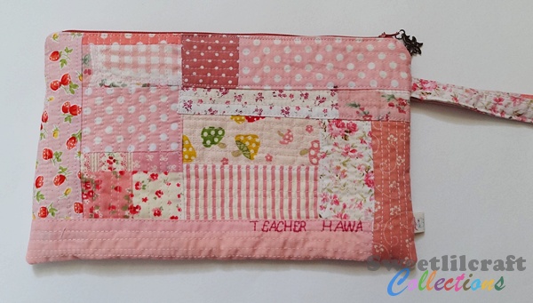 Sweetlilcraft Collections: Amjad & Pink Patchwork Pencil Case