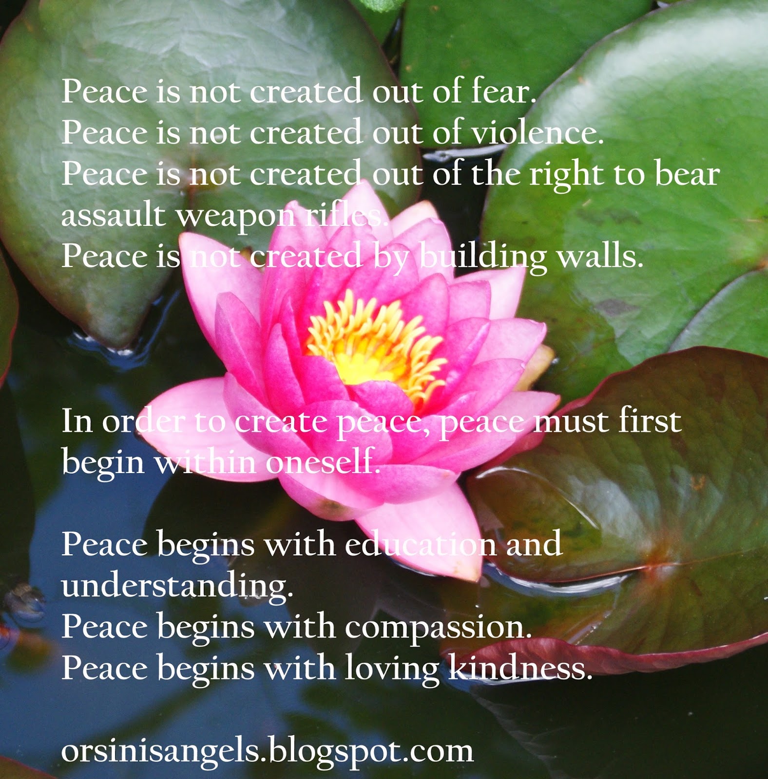 Orsini's Angels: Visions of Peace