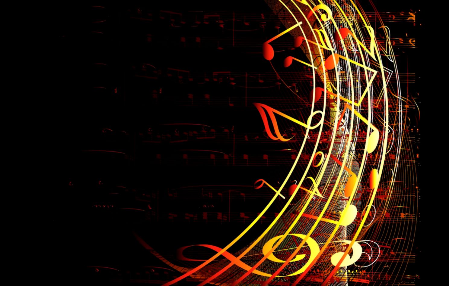 Music Note Abstract Wallpaper | Wallpapers Gallery