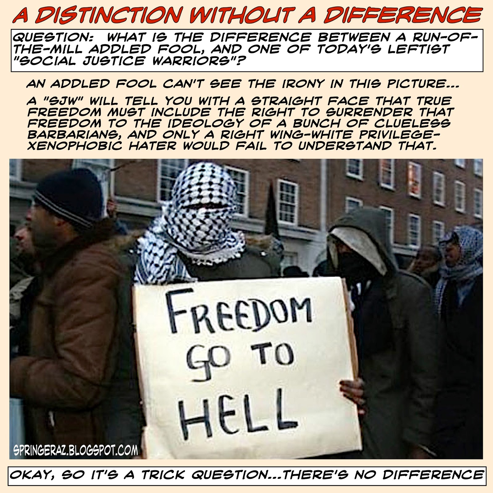 springer's blog: A Distinction Without A Difference