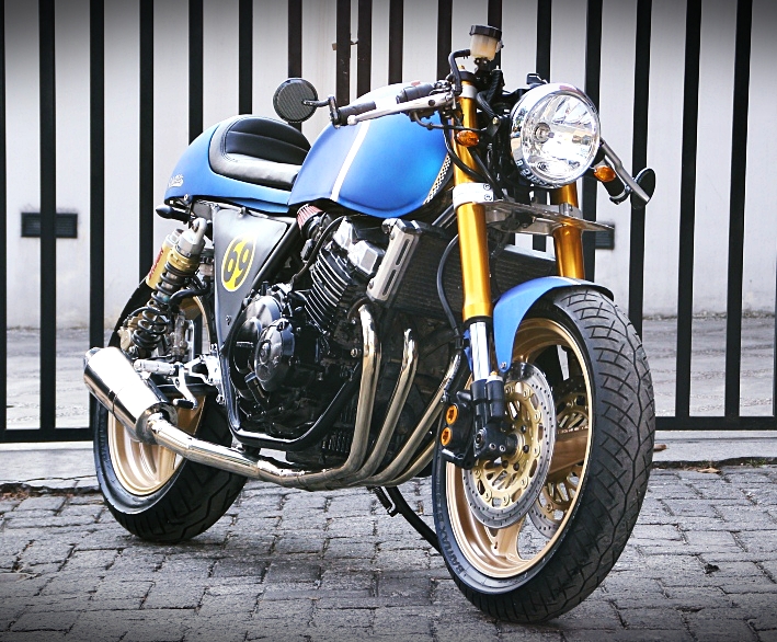 STUDIO MOTOR CUSTOM BIKE: LET'S DO THE TON - HONDA CB400 SUPERFOUR '98